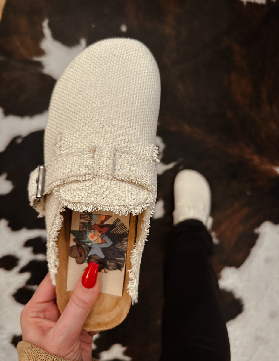 Gypsy Shoes-Cream – MadisonJules